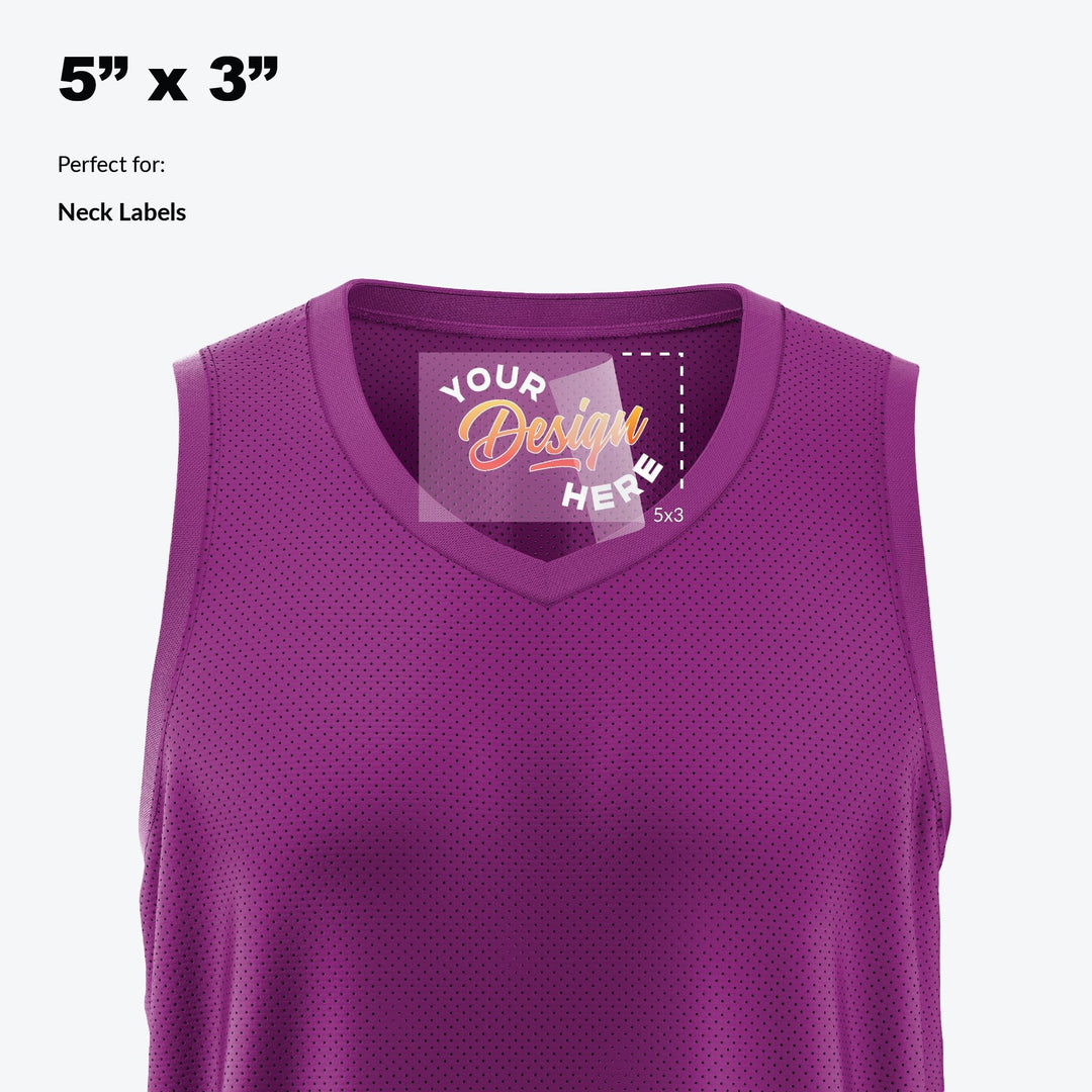 Custom DTF Transfers for Neck Labels - Simple or Full Color Available ...